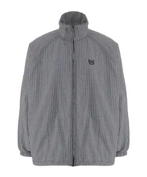 Balenciaga Checked Zip-up Jacket