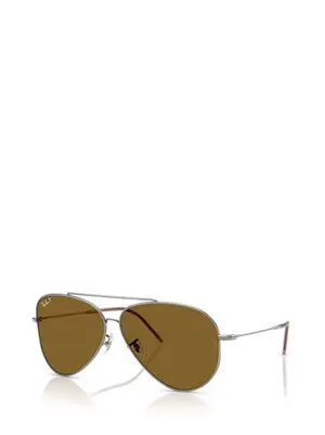 Ray-ban Aviator Reverse Polarized Sunglasses - Green