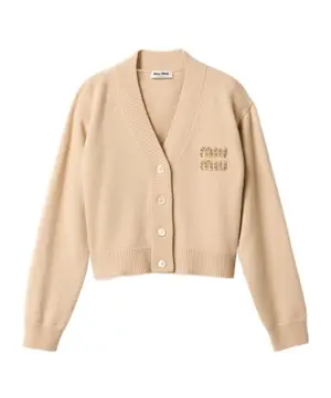 Miu Miu V Neck Cardigans For Women