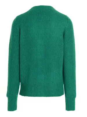 LC23 V-neck Cardigan With Applique Detailing