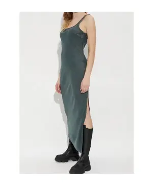 SAMSOE SAMSOE Sasunna Sleeveless Midi Dress With Side Slits - Black