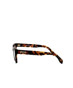 Palm Angels Tortoiseshell Effect D-frame Eyeglasses