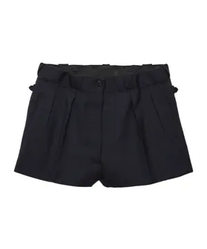 Prada Chevron Pleated Shorts - Blue