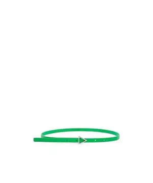 Bottega Veneta Triangle Buckle Thin Belt - Green