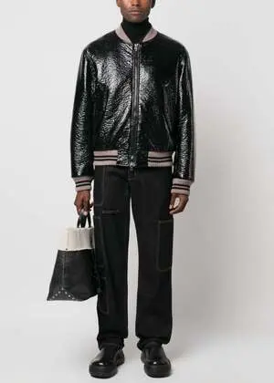 Dries Van Noten Long Sleeve Bomber Jacket