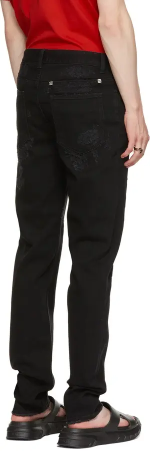 Givenchy Destroyed Slim Fit Jeans