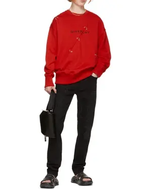 Givenchy Destroyed Slim Fit Jeans