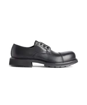 Men's Lace-Up Round Toe Derbys