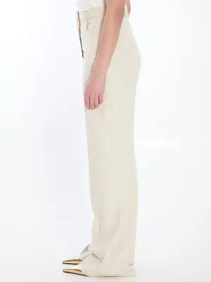 Jacquemus Buckle Detailed Wide-leg Trousers