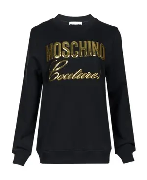 Moschino Drop Shoulder Sweatshirts Hoodies For Women