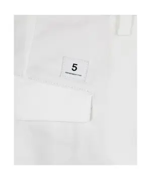 DEPARTMENT 5 Pressed-crease Trousers With Belt Loops - White