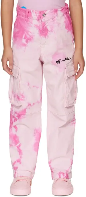 Off-White Tie-dye Cargo Trousers
