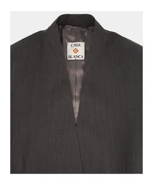 Casablanca H-shaped Long Sleeve Suit Jacket