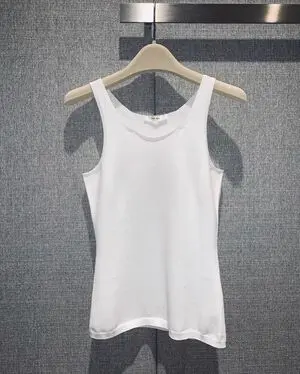 Saint Laurent Sleeveless Ribbed Tank Top - No
