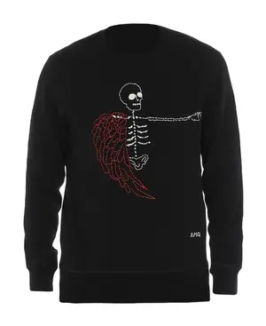 Alexander McQueen Embroidered Skeleton And Wing Sweatshirt