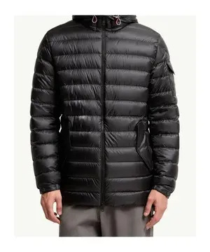Moncler Oahu Hooded Short Padded Jacket - Black