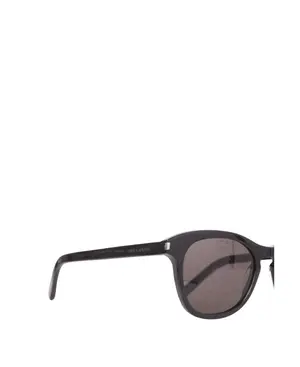 Saint Laurent Round Frame Sunglasses - Black
