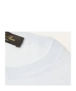 Loro Piana Angera Crewneck With Embroidered Logo
