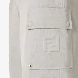 Fendi Tailored Cargo Pants - Light Gray