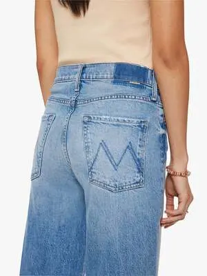 MOTHER The Ditcher Roller Flared Jeans - Blue