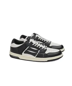 Amiri Logo Detailed Low Top Sneakers - Black