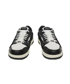 Amiri Logo Detailed Low Top Sneakers - Black