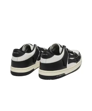Amiri Logo Detailed Low Top Sneakers - Black