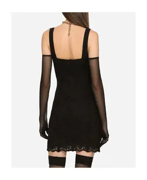 Dolce & Gabbana Lace-detailed Sleeveless Mini Dress