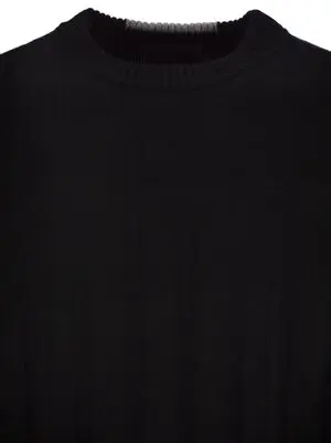 Peserico Ribbed Knit Jumper - Black