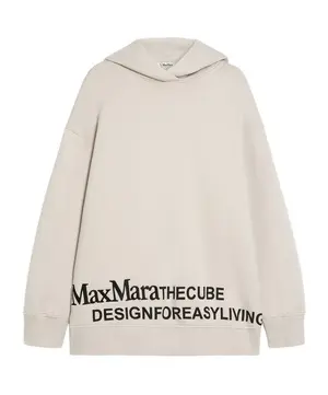 Max Mara Logo Detailed Long-sleeved Hoodie