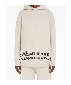 Max Mara Logo Detailed Long-sleeved Hoodie