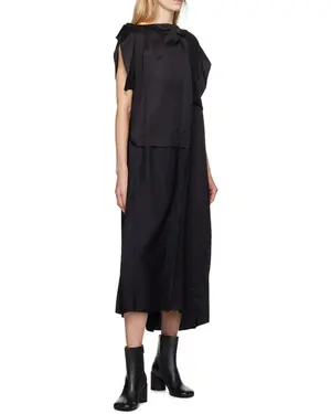 MAISON MARGIELA Asymmetrical Single-sleeve Maxi Dress