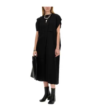 MAISON MARGIELA Asymmetrical Single-sleeve Maxi Dress