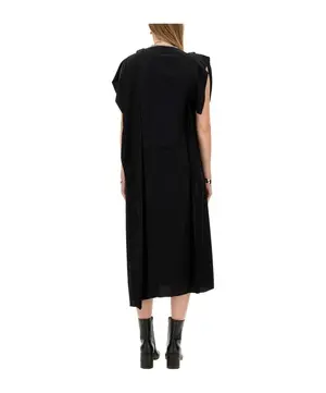 MAISON MARGIELA Asymmetrical Single-sleeve Maxi Dress