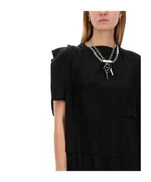 MAISON MARGIELA Asymmetrical Single-sleeve Maxi Dress