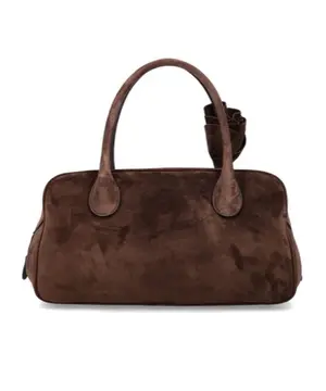 Magda Butrym Brigitte Flower-embellished Shoulder Bag - Brown