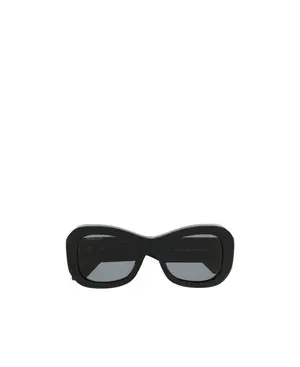 Off-White Oval Frame Sunglasses - Black