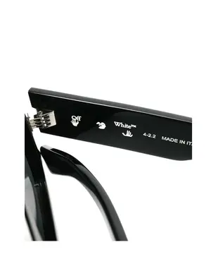 Off-White Oval Frame Sunglasses