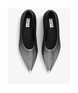 Alaïa Degradé Effect Mesh Ballerinas