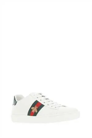 Gucci Ace Embroidered Sneakers - White