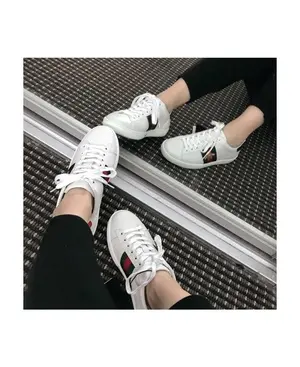Gucci Ace Embroidered Sneakers - White