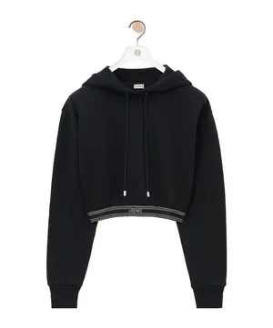 Loewe Cropped Sweatshirts Hoodies For Women