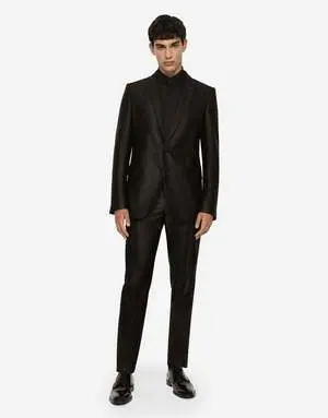 Dolce & Gabbana Glittered Single-breasted Blazer