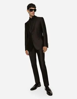 Dolce & Gabbana Glittered Single-breasted Blazer
