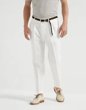 Brunello Cucinelli Pleated Tapered Leg Trousers