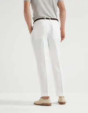 Brunello Cucinelli Pleated Tapered Leg Trousers