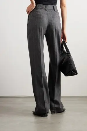 Brunello Cucinelli High-waist Striped Tailored Trousers