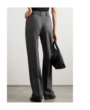 Brunello Cucinelli High-waist Striped Tailored Trousers