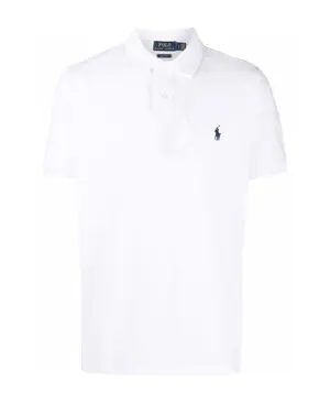 Polo Ralph Lauren Logo Embroidered Piqué Polo Shirt - No