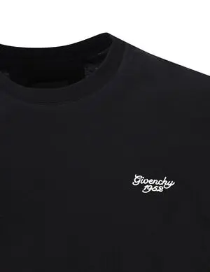 Givenchy 4g Embroidered Crewneck T-shirt